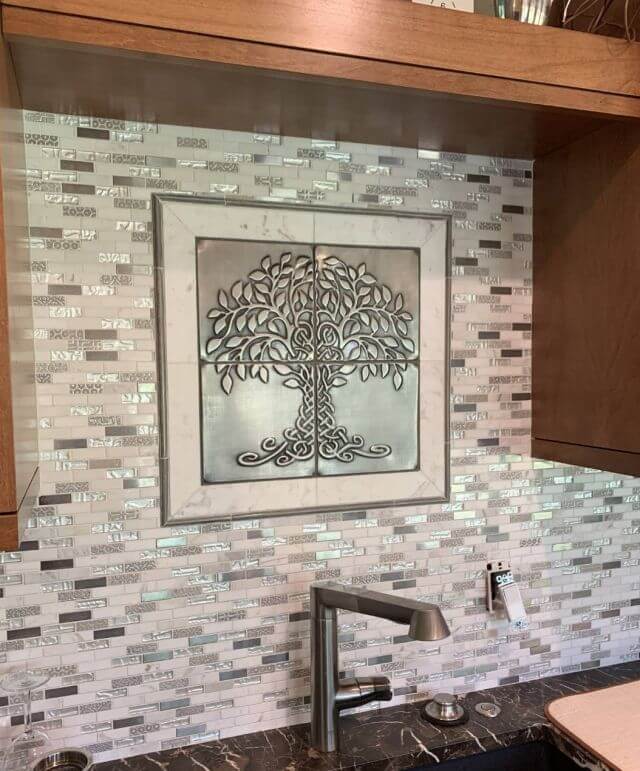 Tree of life backsplash tiles made from metal - MyMetalCraft – Page 2