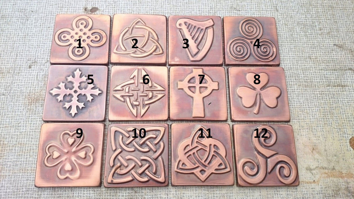 Celtic Tiles For Wall Design - Set of 4 - MyMetalCraft