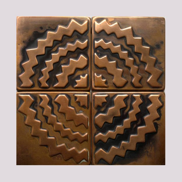 Metal Tiles for Backsplash - set of 4 - MyMetalCraft